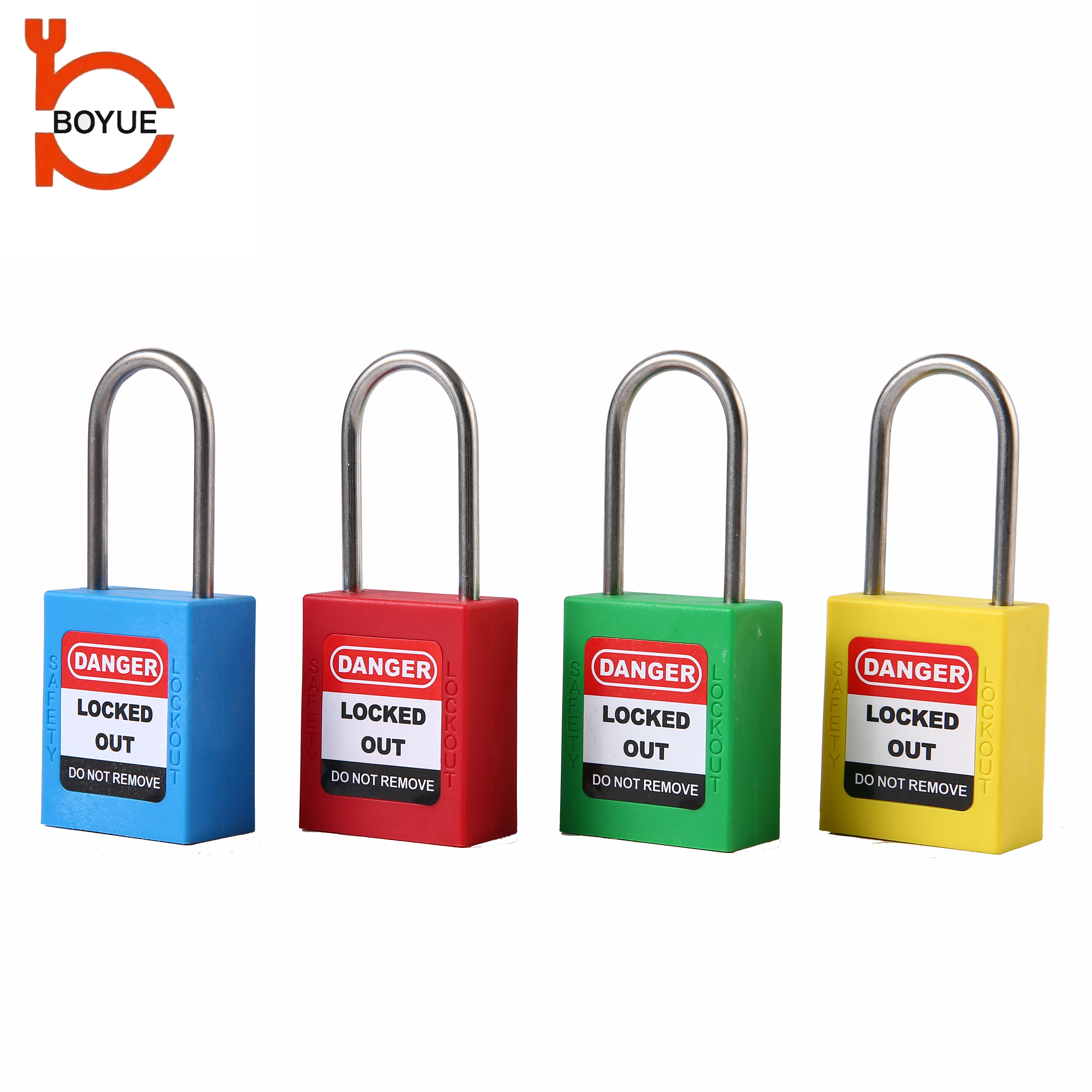 China 40mm steel shackel nylon padlock ABS safety padlock manufacturers ...