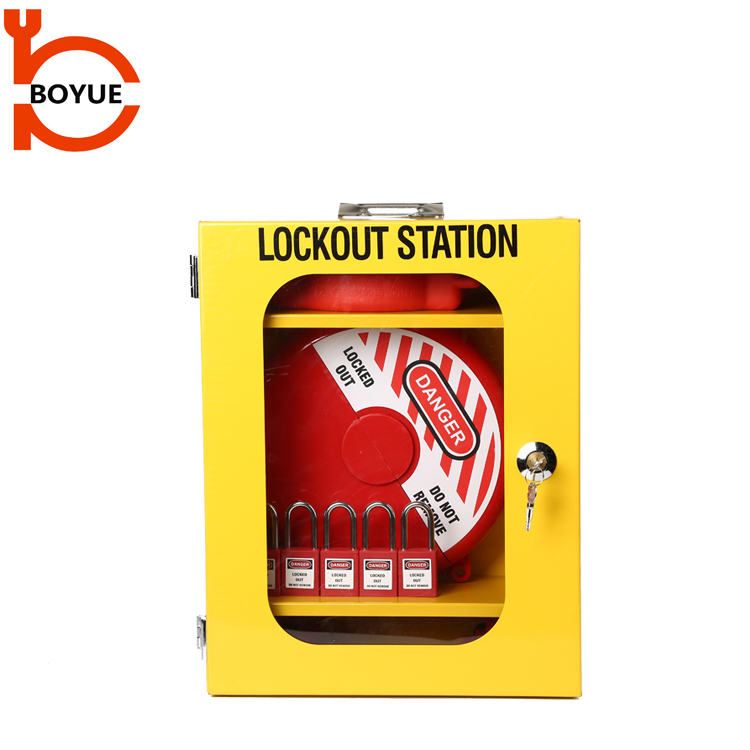 China Yellow Steel Management Lockout Station with Two Adjustable ...